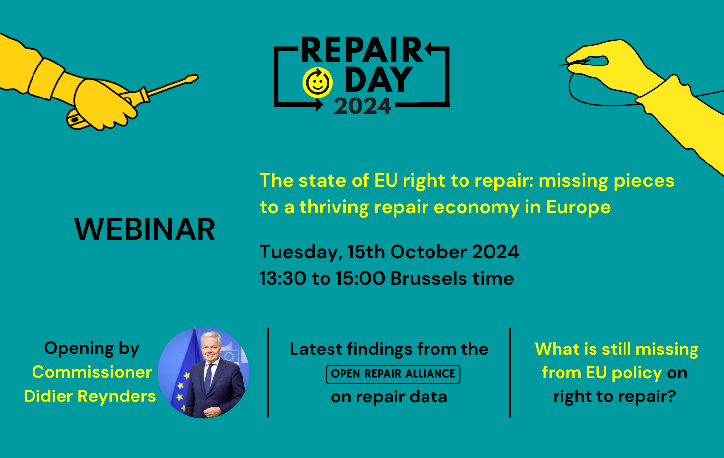 WEBINAR - The state of EU right to repair: missing pieces to a thriving ...